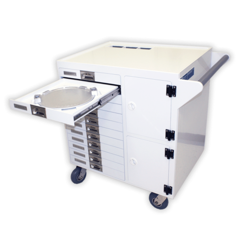 Customizable Cleanroom Carts for Critical Transport | JST