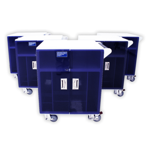 Customizable Cleanroom Carts for Critical Transport | JST