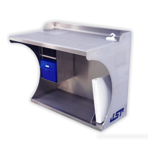 Stainless Steel Cleanroom Tables for Semiconductor Labs